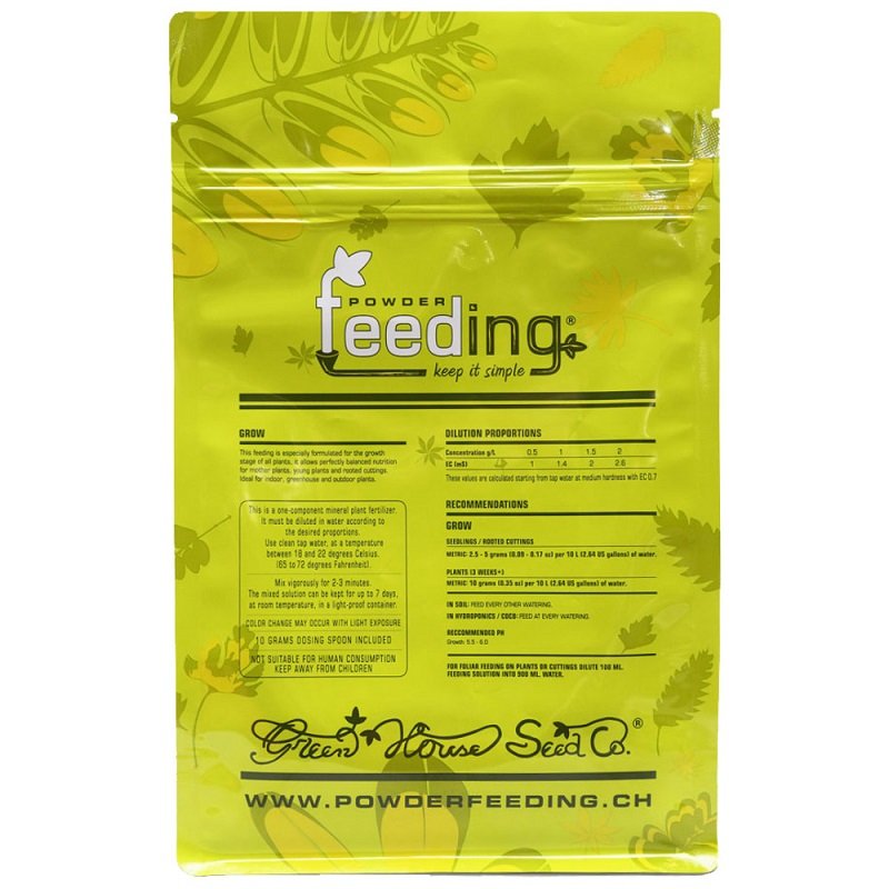 Feeding Grow 125gr GreenHouse - Club Cannábico Grow Shop