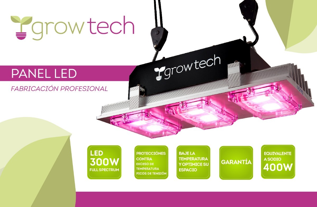 Led Growtech 300w Full Spectrum - Club Cannábico Grow Shop